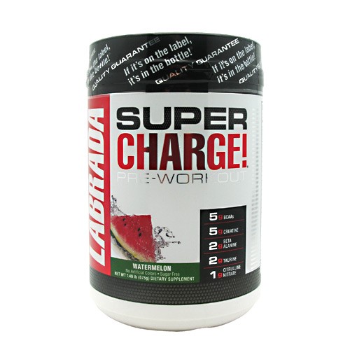 Labrada Super Charge! Pre-Workout, Watermelon, 675g